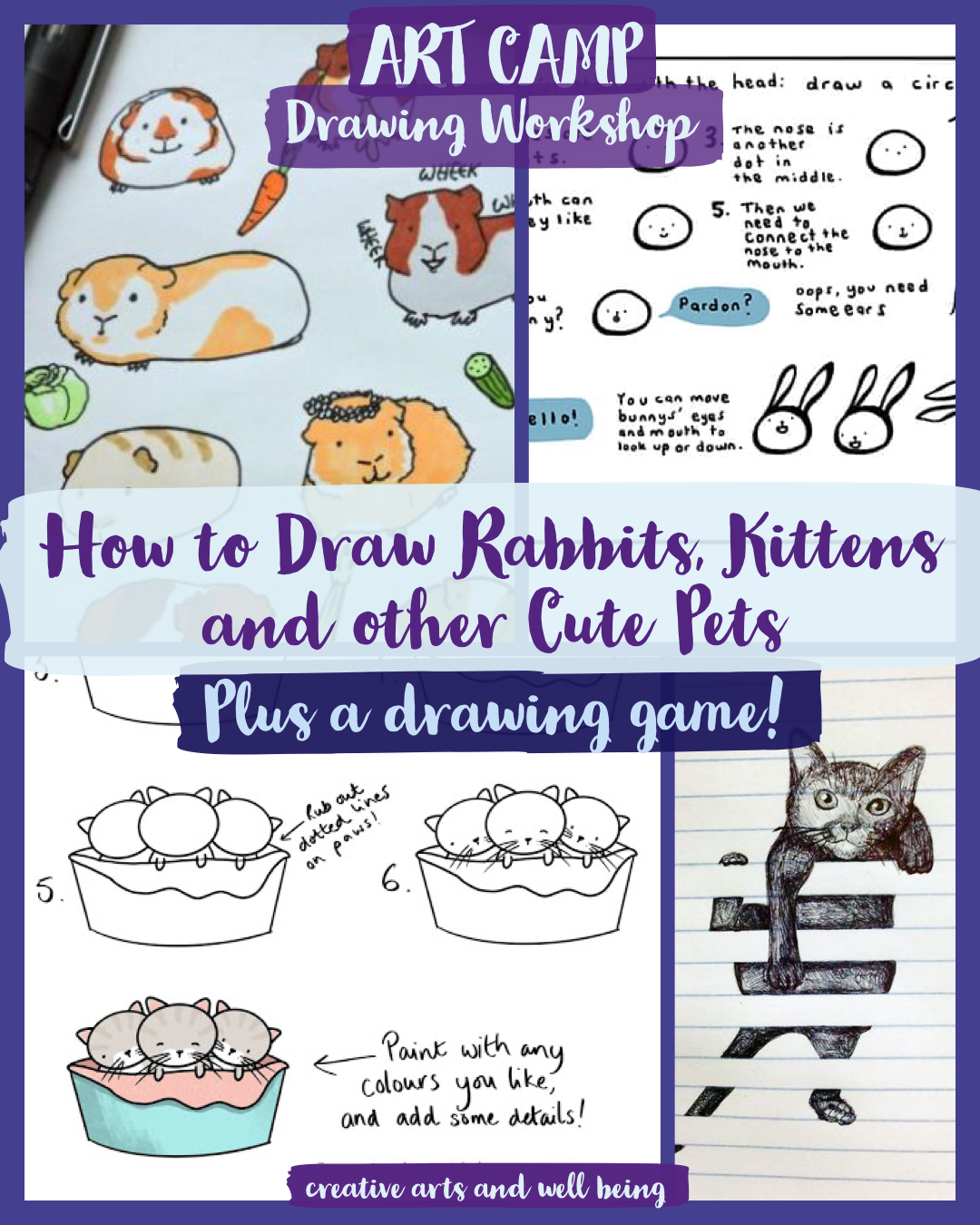 How to Draw Rabbits, Kittens and More Cute Pets – Oscaw